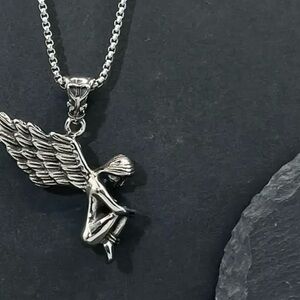 Jewelry | Knee Hugging Angel Sit Crouch Pensive Forlorn Ethereal ...